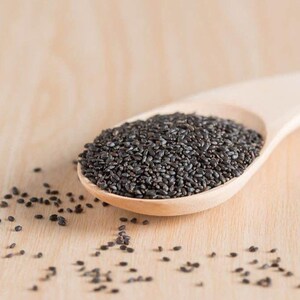 Basil Seeds / Sabja / Tukmaria / Sabja Basil Seeds / Sabja Seeds Whole / Tulsi Seed / Ocimum ...