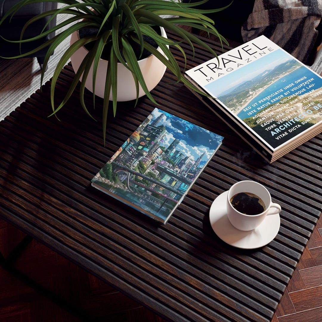 Layered Futuristic Architecture Design Journal Notebook, Hardcover or ...