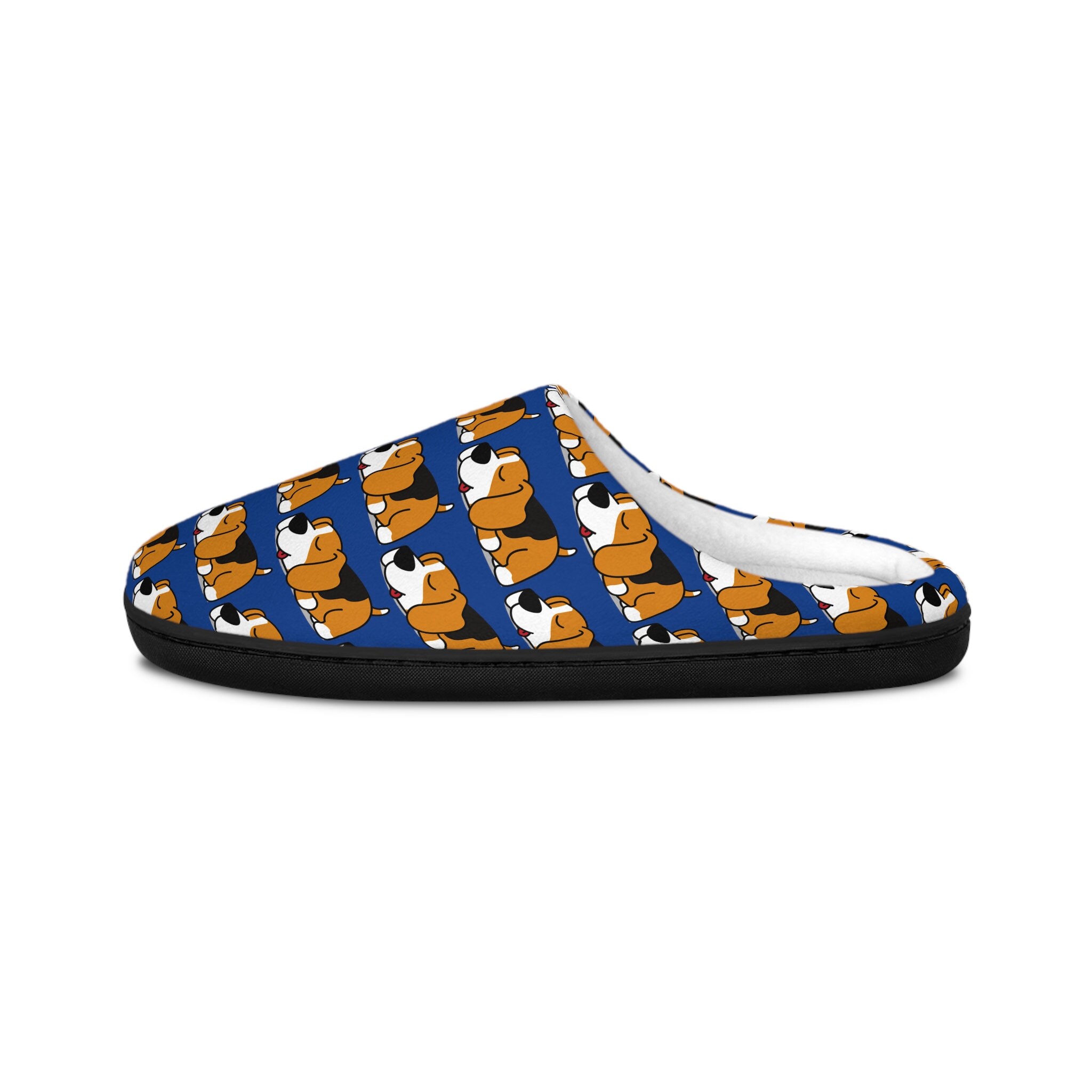 Lazy Beagle Men's Indoor Slippers - Navy Blue - Etsy