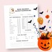 Boo Buddy Questionnaire Printable, All About Coworker, Favorite Things ...