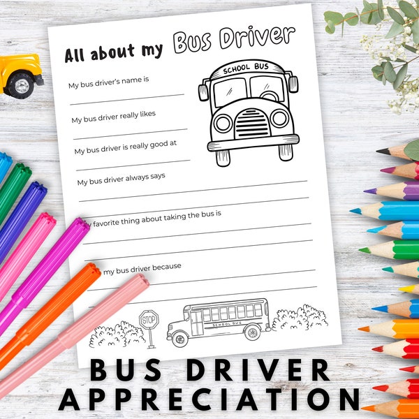 School Bus Driver - Etsy
