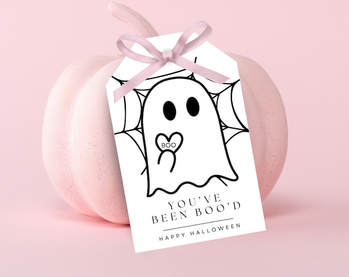 Boo Basket Treat Tag Printable, Boo Buddy Gift Exchange, You've Been ...