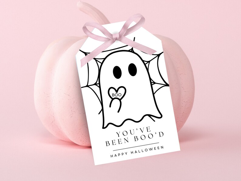 Boo Basket Treat Tag Printable, Boo Buddy Gift Exchange, You've Been ...