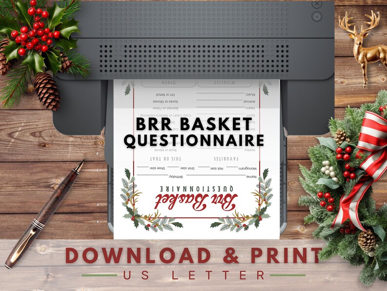 Brr Basket Questionnaire, Holiday Gift Giving Traditions, My Favorite ...
