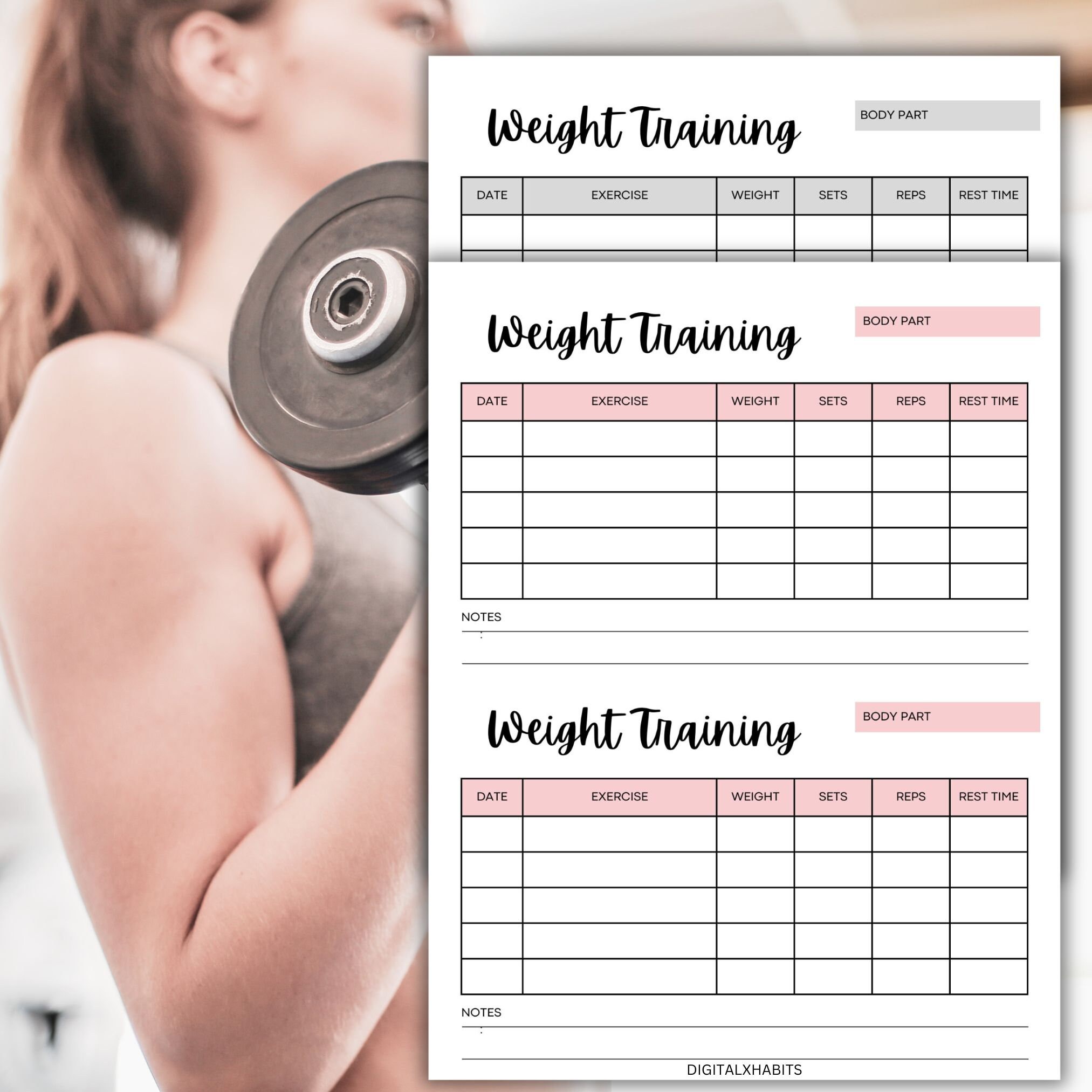 Printable Weekly Activity Tracker Aerobic Exercise and - Etsy