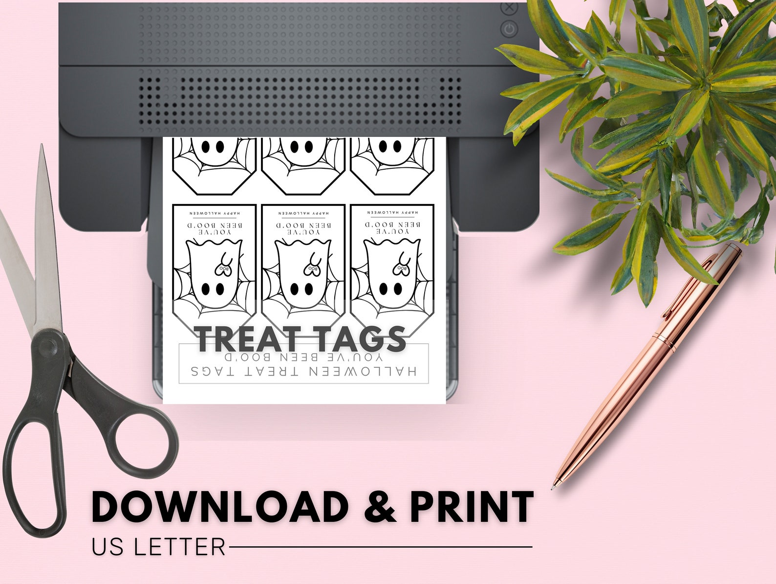 Boo Basket Treat Tag Printable, Boo Buddy Gift Exchange, You've Been ...