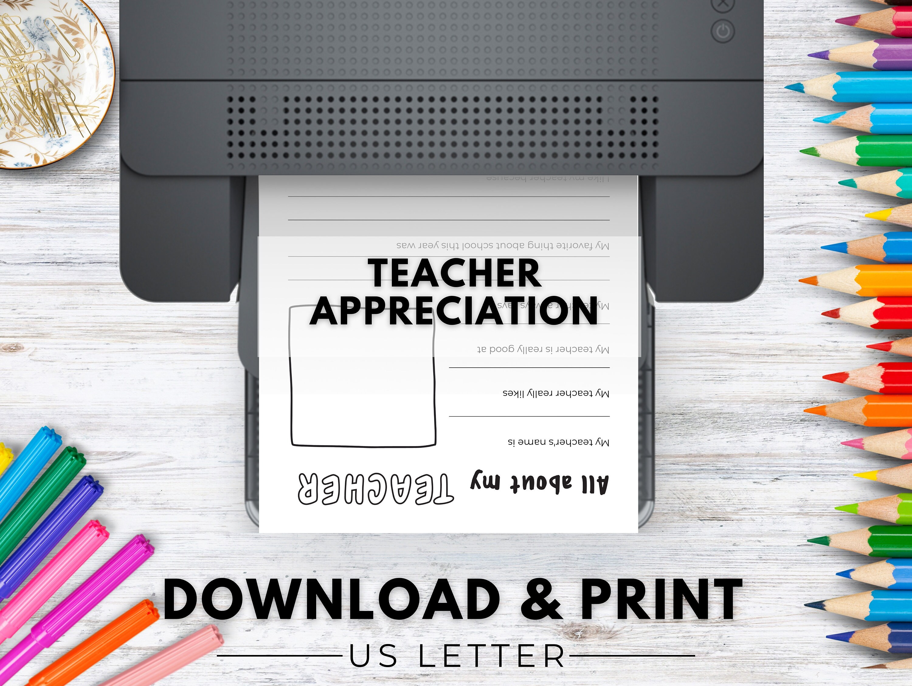 All About Teacher Activity and Coloring Page Printable for Kids ...