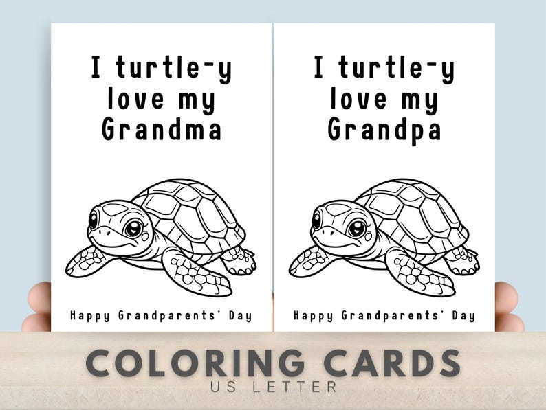 Grandparents Day Crafts Printable, Grandpa and Grandma Appreciation ...