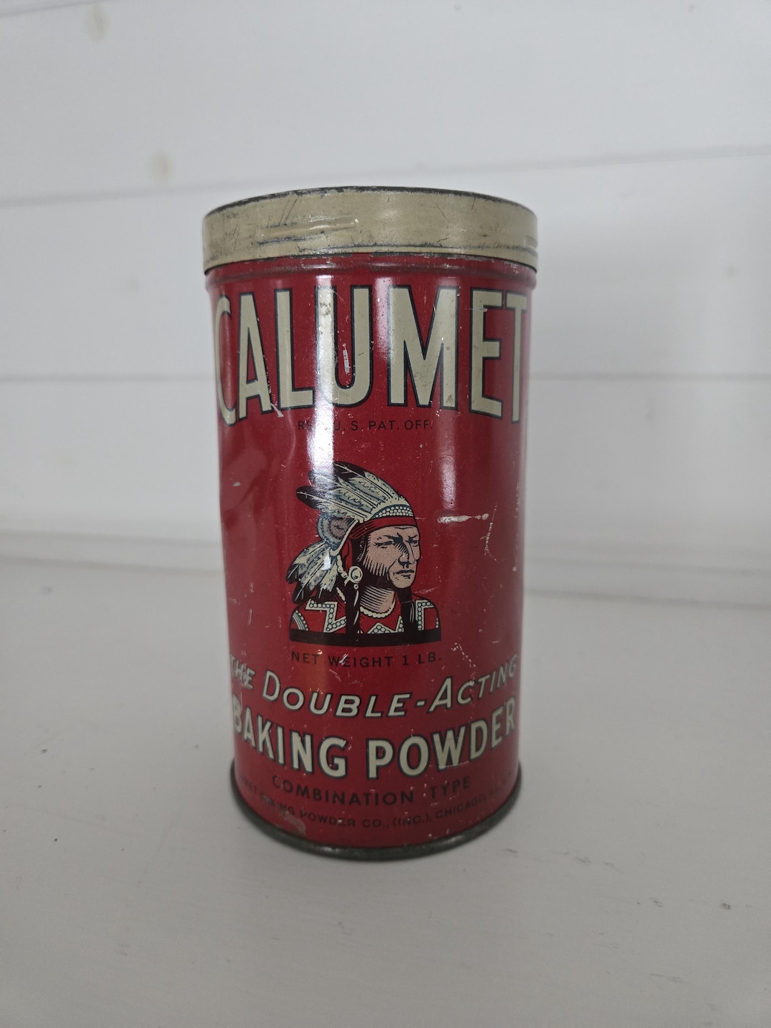 Antique Calumet Baking Powder Tin - Etsy