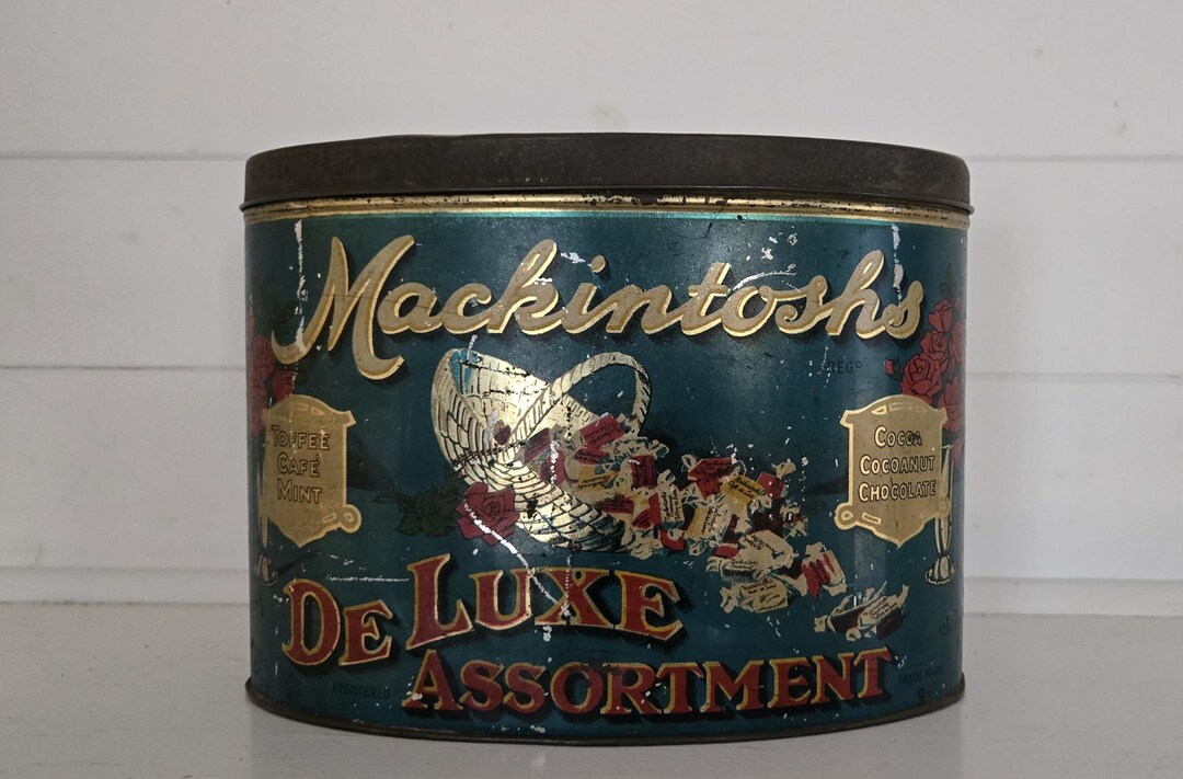 Rare Antique Mackintosh's Deluxe Assortment Toffee Tin - Etsy