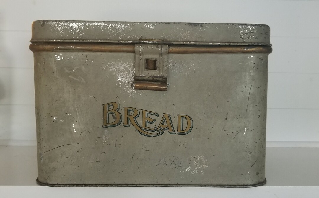 Antique Bread Box - Etsy