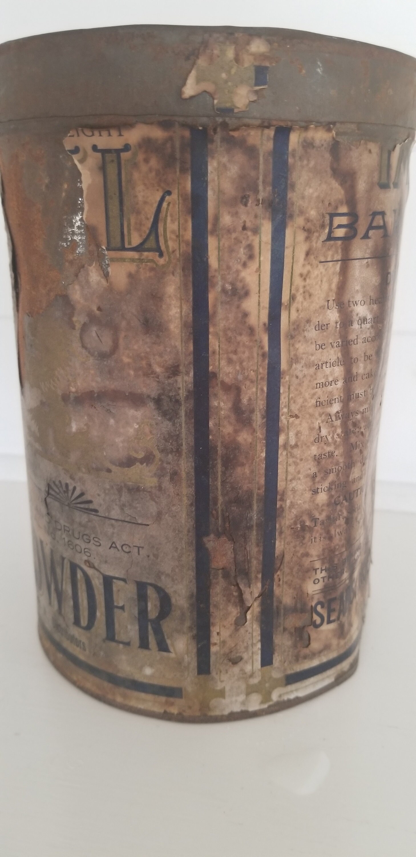 Antique Sears Roebuck Imperial Baking Powder Tin - Etsy