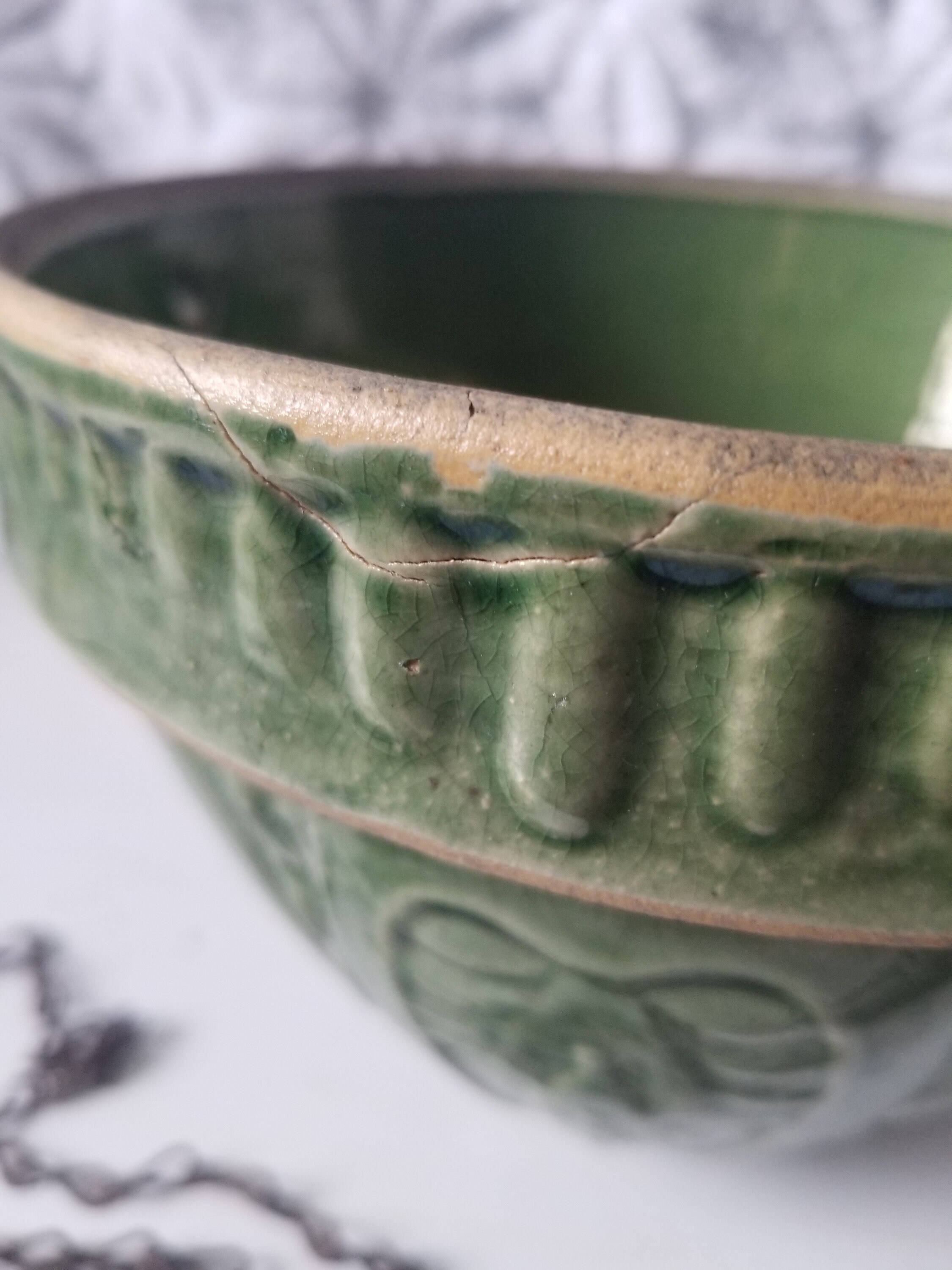 1938 Antique Mccoy Pottery Hanging Planter, 1930s, With Vintage Chain ...