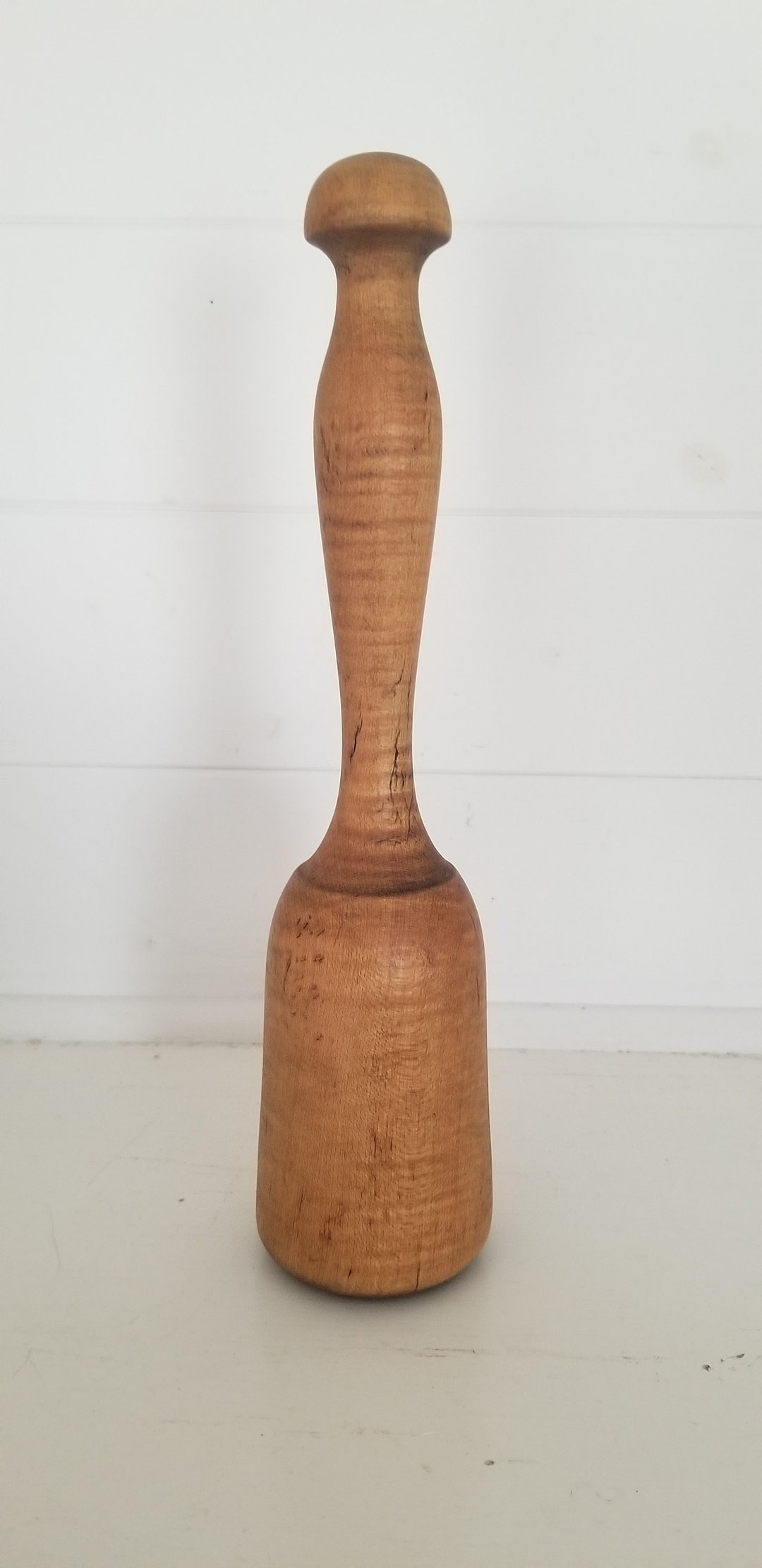 Antique Primitive Wooden Masher - Etsy