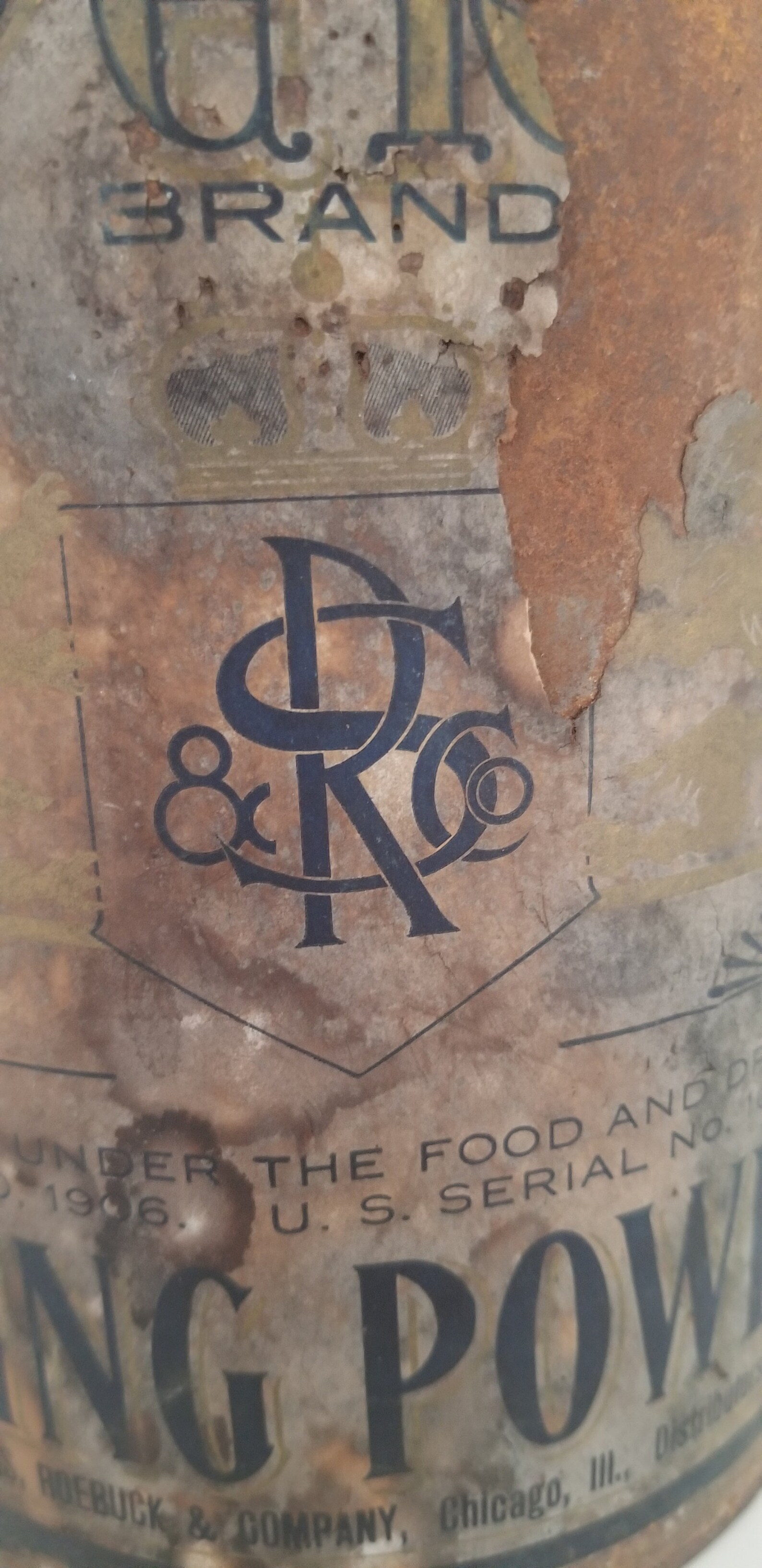 Antique Sears Roebuck Imperial Baking Powder Tin - Etsy