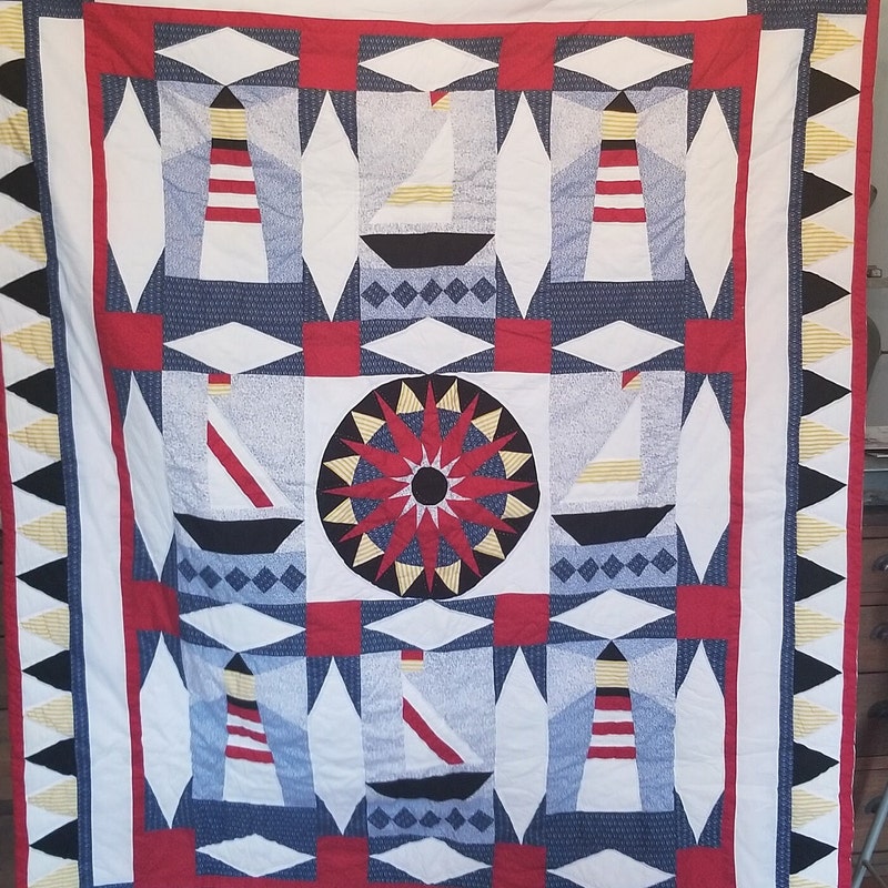 Lighthouse Quilt - Etsy