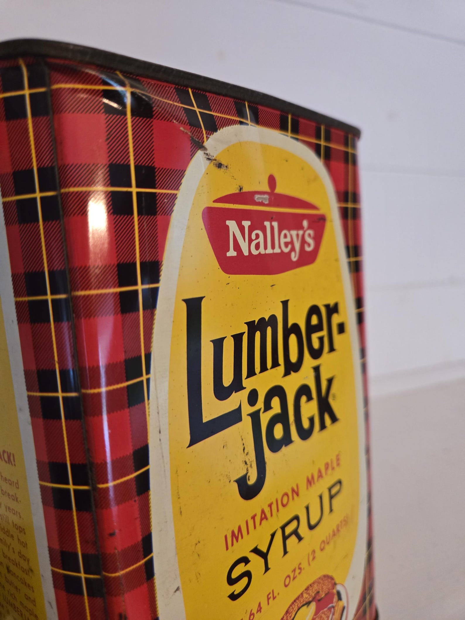 Vintage Lumberjack Maple Syrup Tin - Etsy