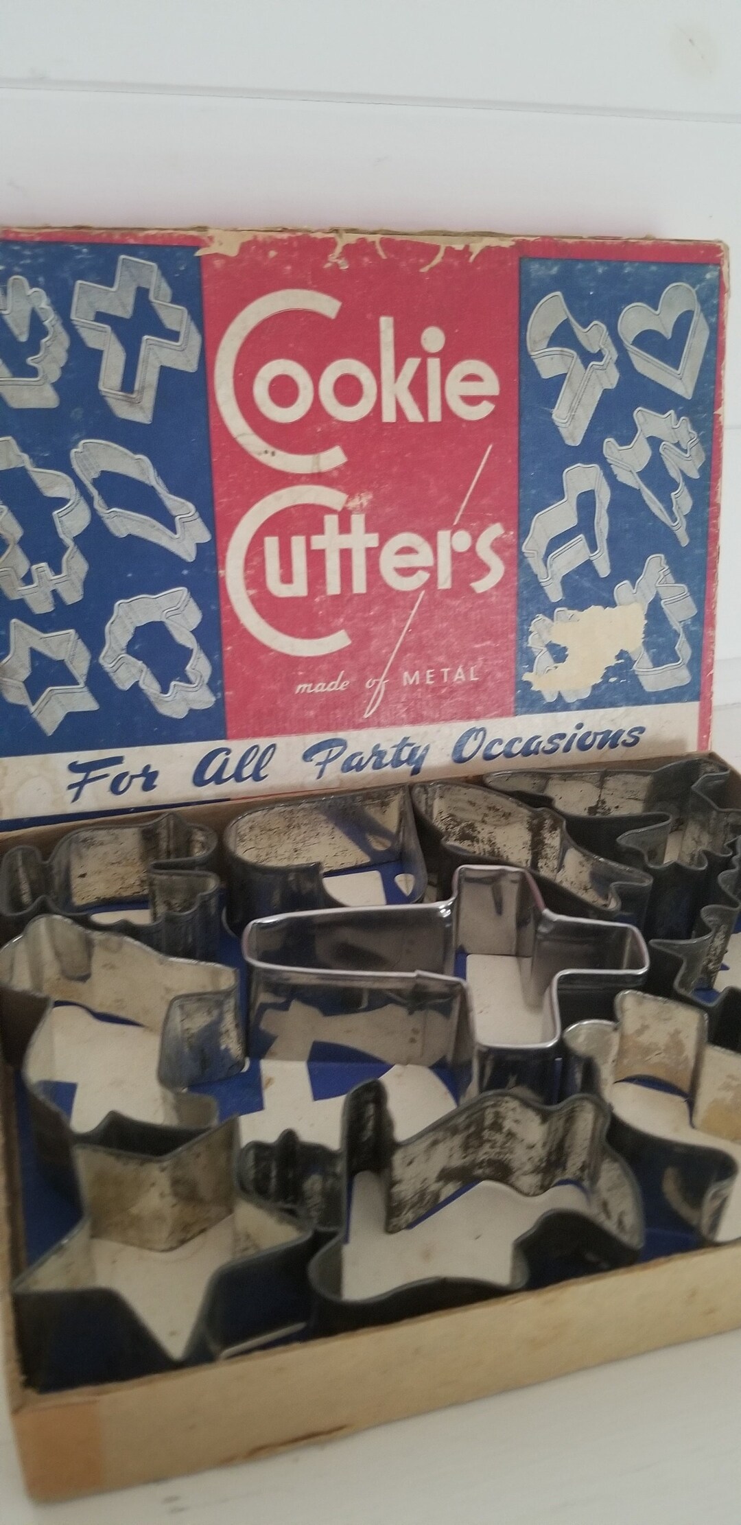 Vintage Cookie Cutter Set in Original Box - Etsy