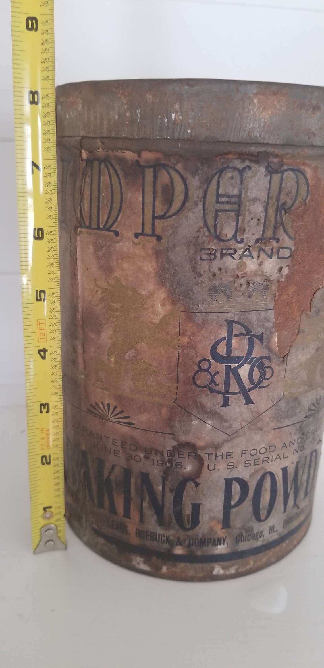 Antique Sears Roebuck Imperial Baking Powder Tin - Etsy