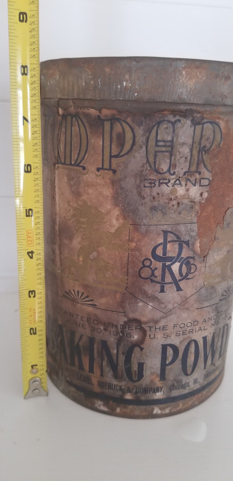 Antique Sears Roebuck Imperial Baking Powder Tin - Etsy