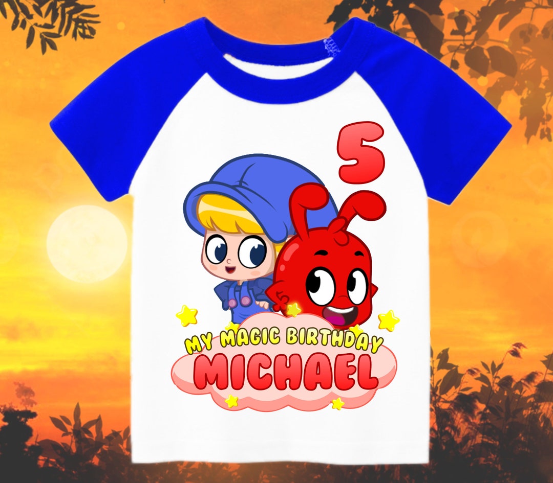 Morphle Personalized Birthday Boy, Birthday Girl, Raglan Shirt, Family ...