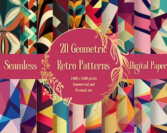Geometric Background Digital Paper Clip Art. Abstract Polygons - Etsy