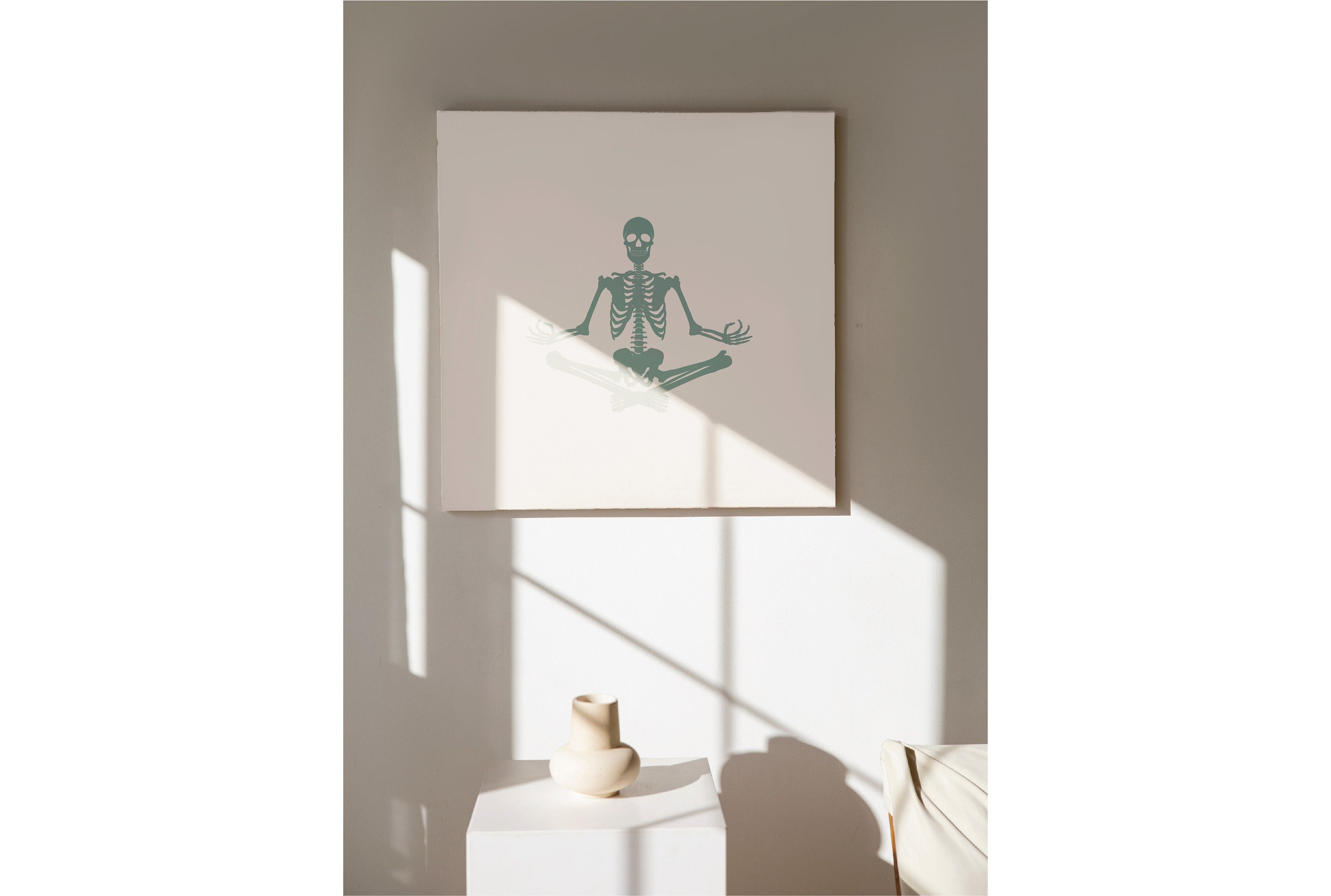 Meditating Skeleton SVG Skeleton Digital Download Skull - Etsy