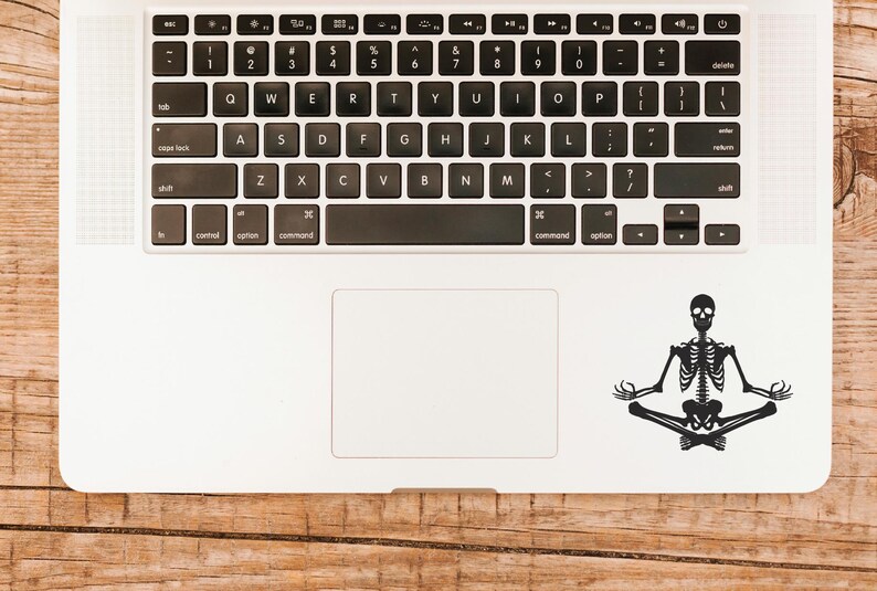Meditating Skeleton Yoga Pose SVG PNG | Meditating Skeleton Instant ...