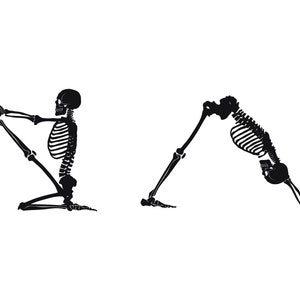 Meditating Skeleton SVG for Shirt Bundle, Skeleton Digital Download ...
