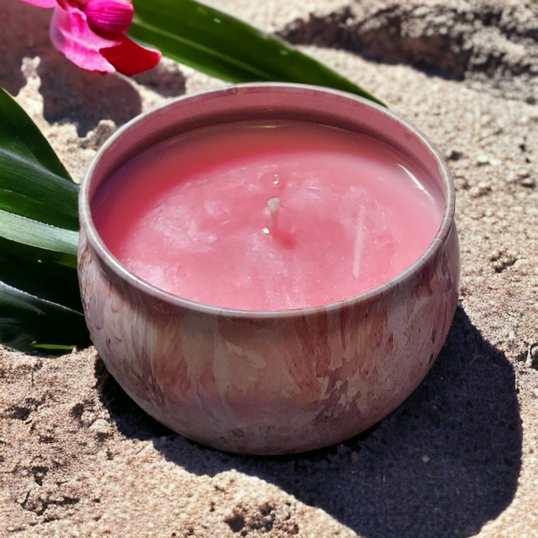 Sea Salt & Orchid Candle 4.5oz - Etsy