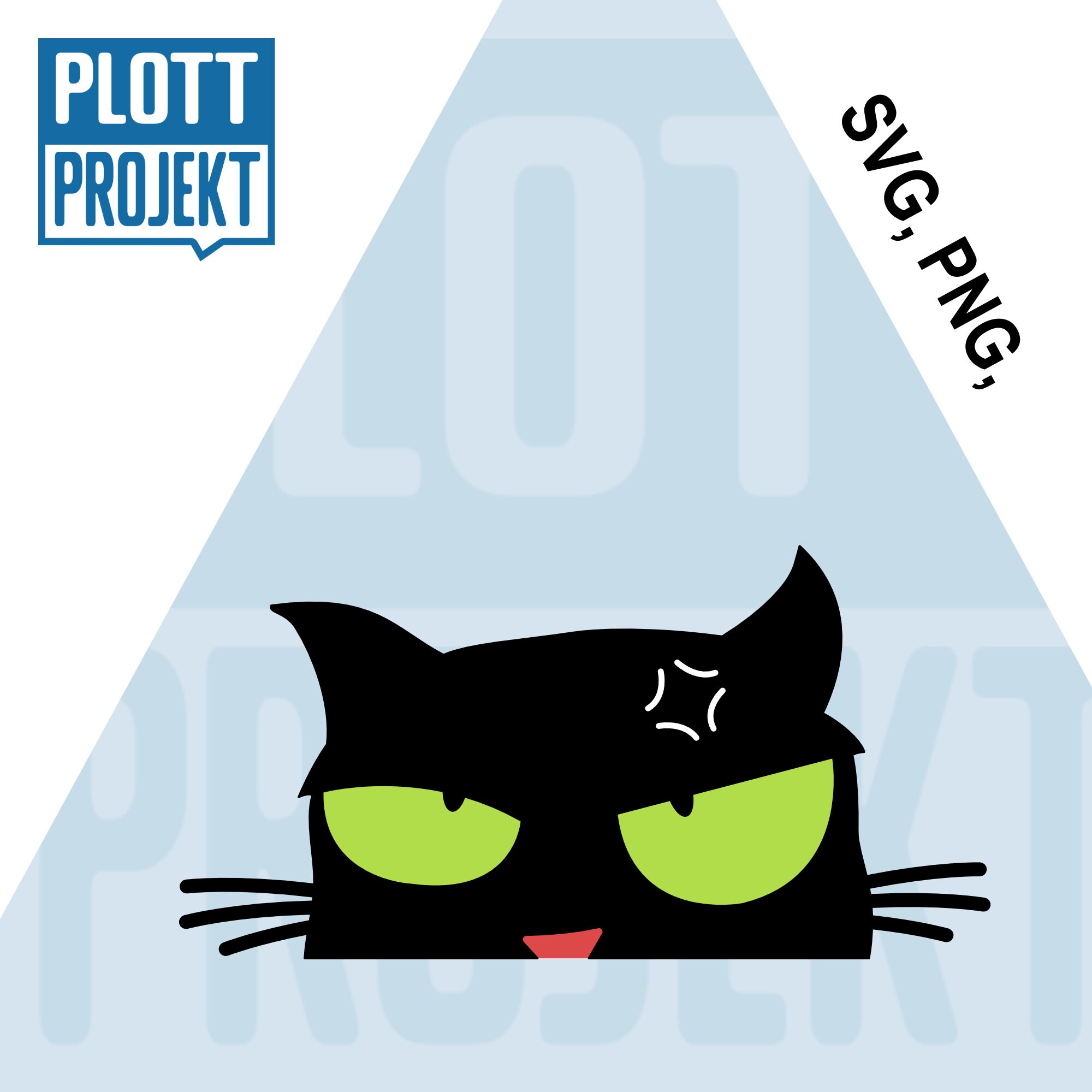 Grumpy Cat SVG Plotting Multicolor Print File T Shirt Bags Cat Angry ...