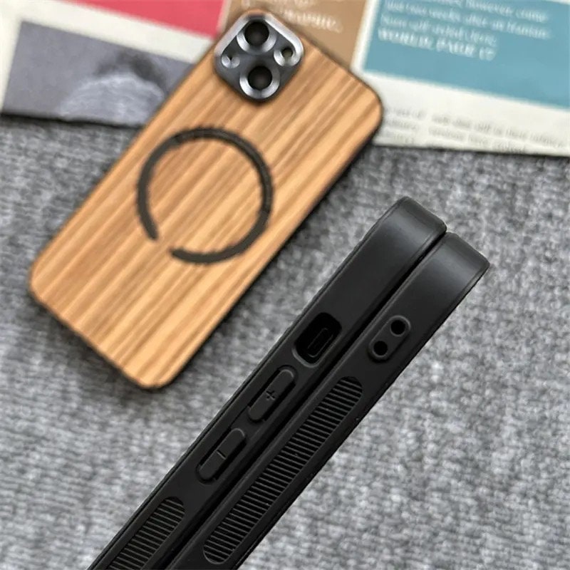 Handmade Wooden Phone Case - Custom Design for iPhone - Real Wood and ...