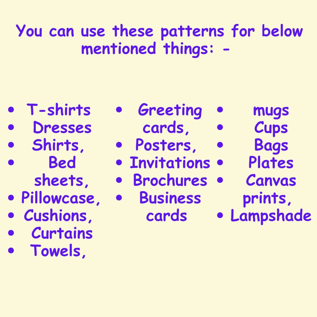 50 Sheets 3D Floral Seamless Pattern Sheets Beautiful Design Pack ...