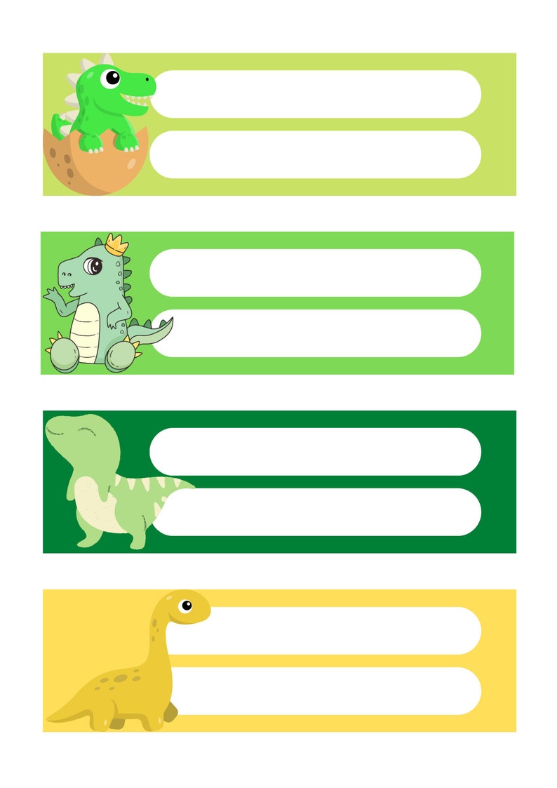 Editable Colorful Name Labels for Kids - Etsy Australia