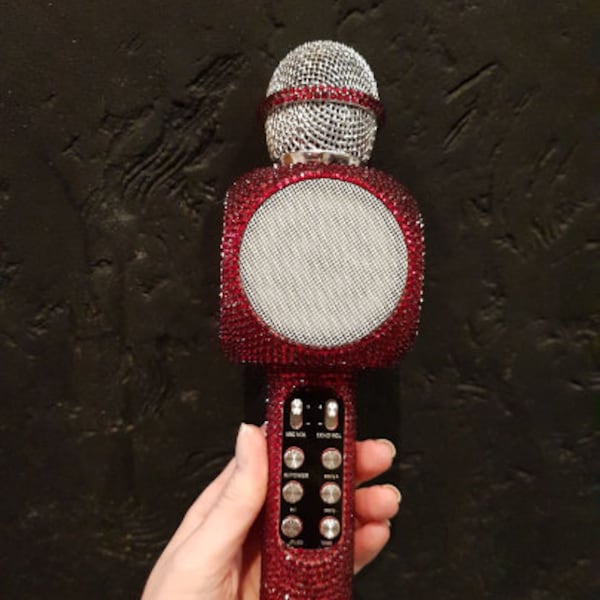 Bling Microphone - Etsy