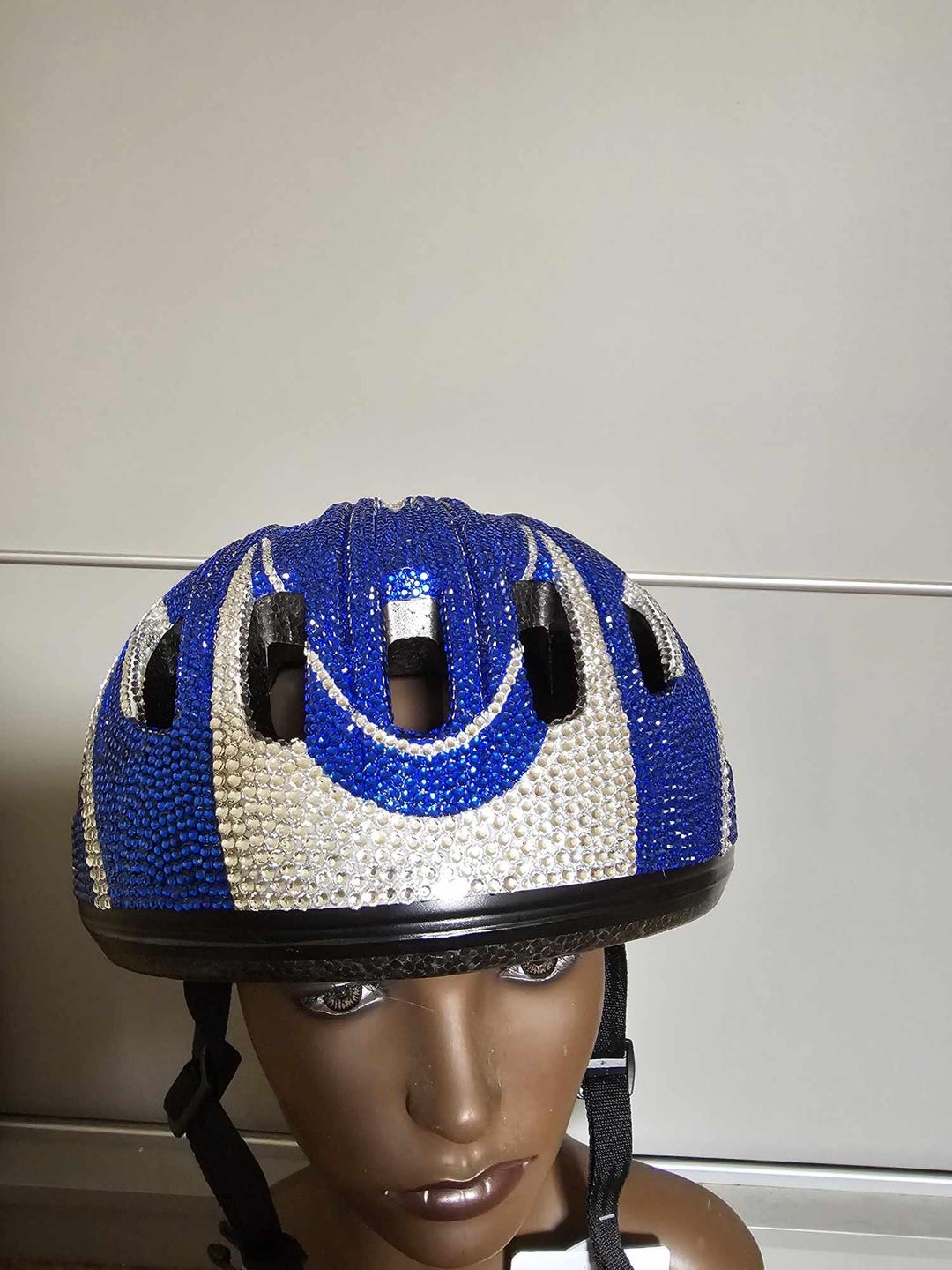 Blinged-out Helmet for the Bold and Beautiful,luxury Sparkling Helmet ...