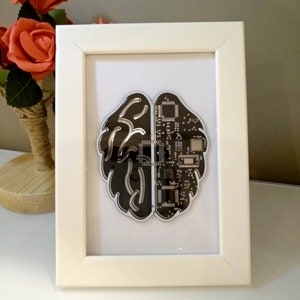 PCB Brain Frame Decoration - Etsy
