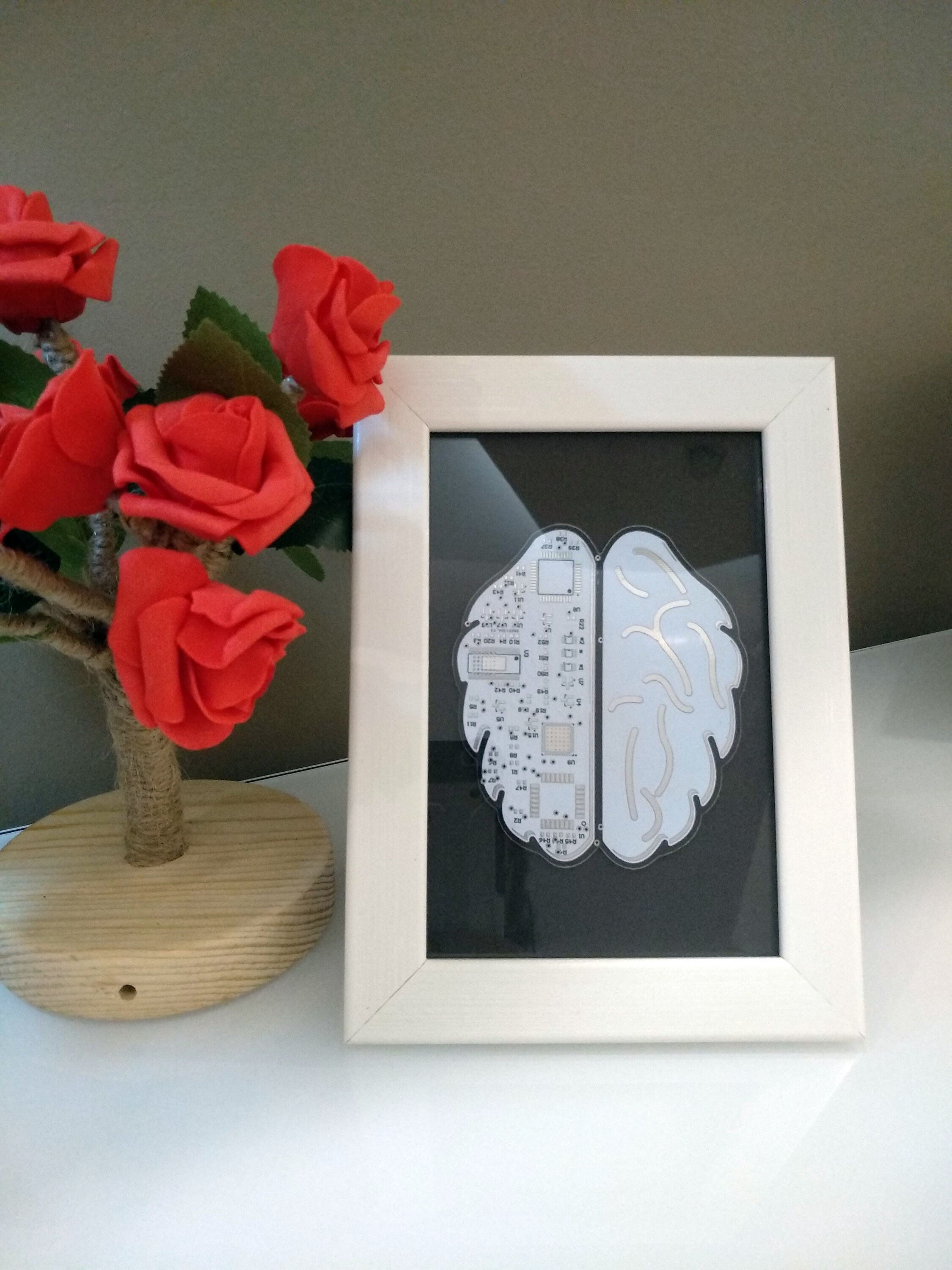 PCB Brain Frame Decoration - Etsy