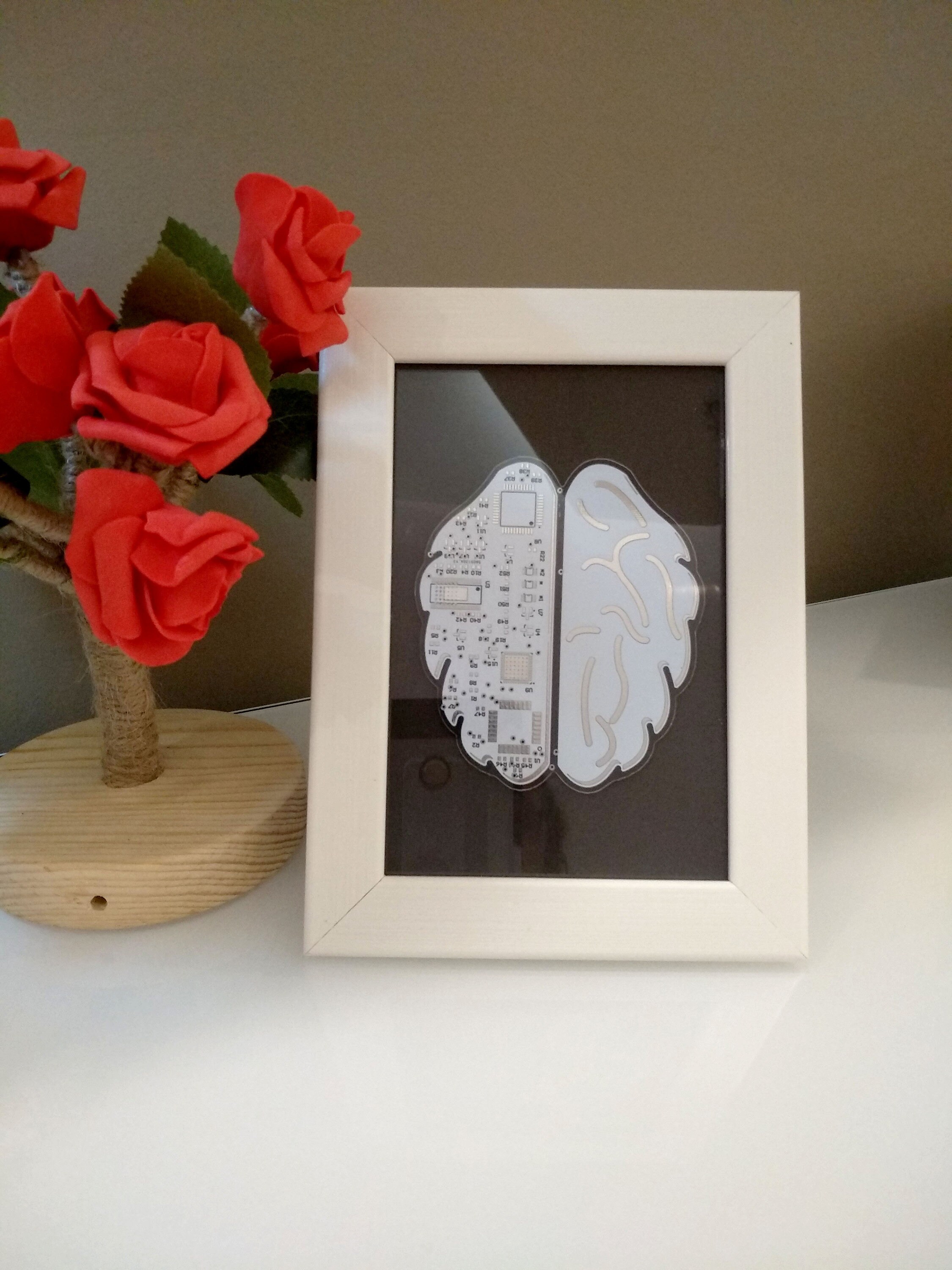 PCB Brain Frame Decoration - Etsy