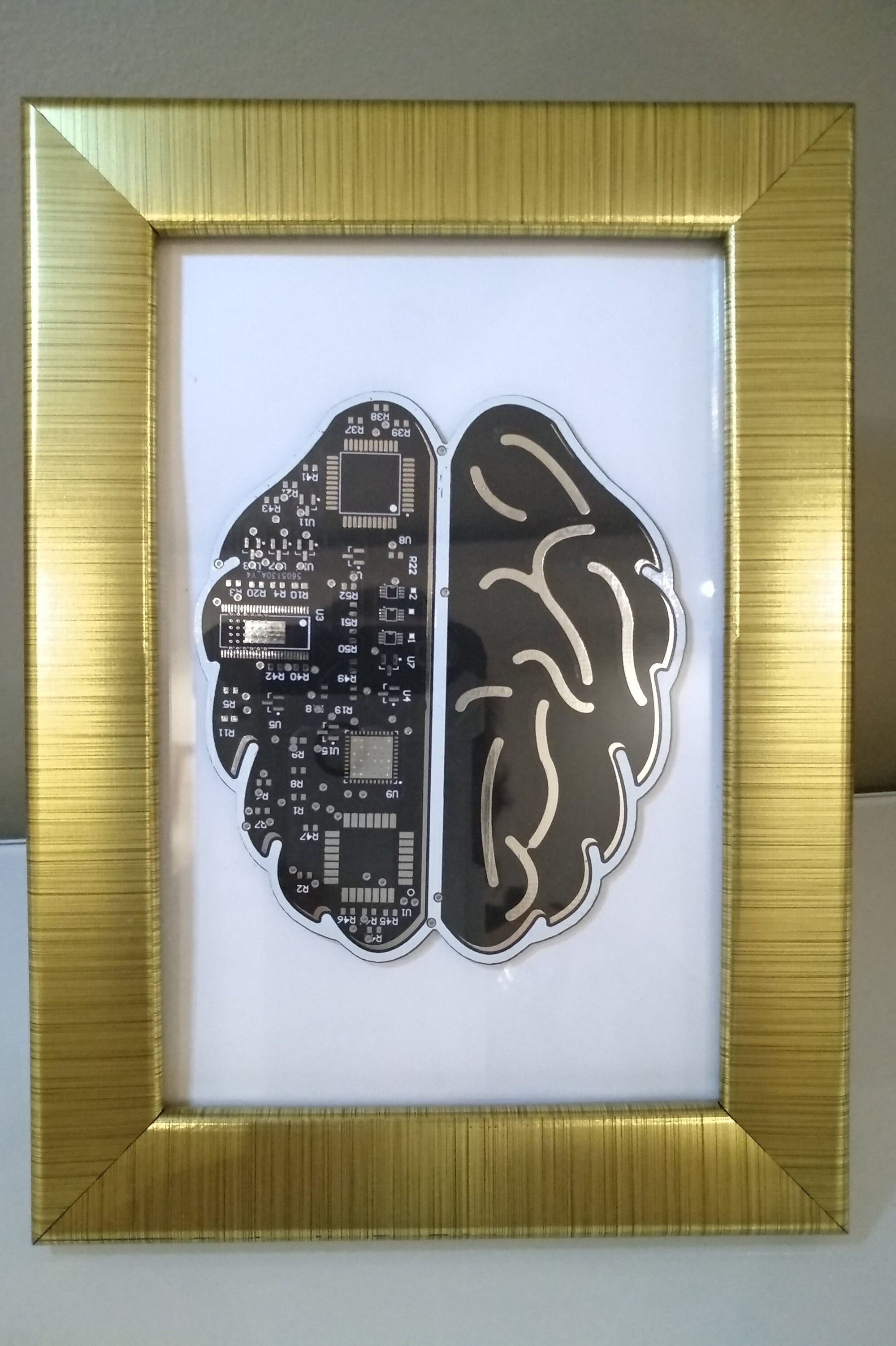 PCB Brain Frame Decoration - Etsy