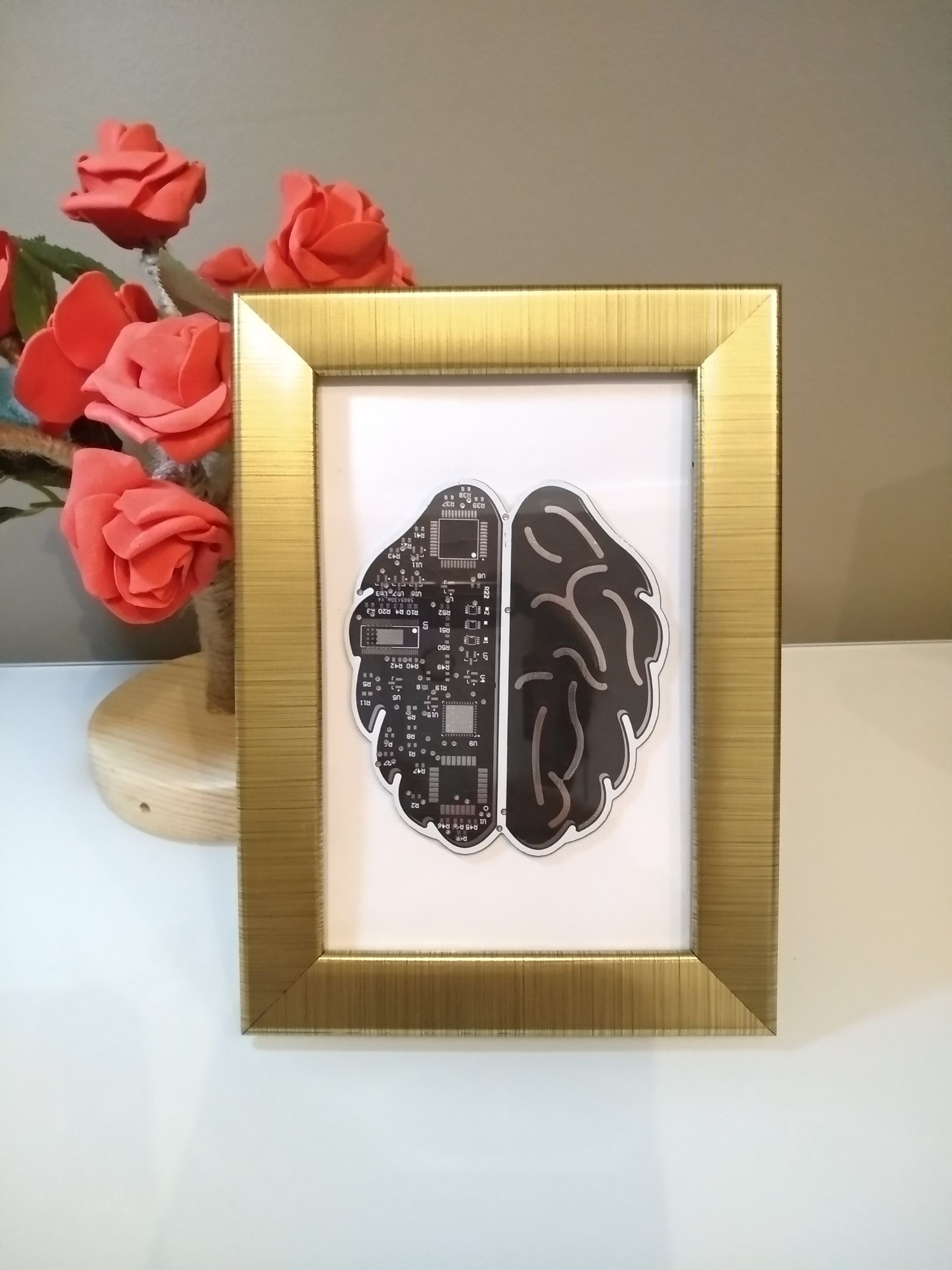PCB Brain Frame Decoration - Etsy