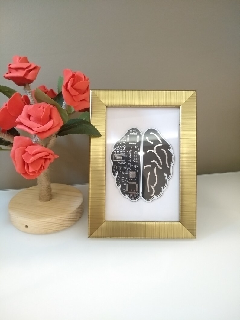 PCB Brain Frame Decoration - Etsy