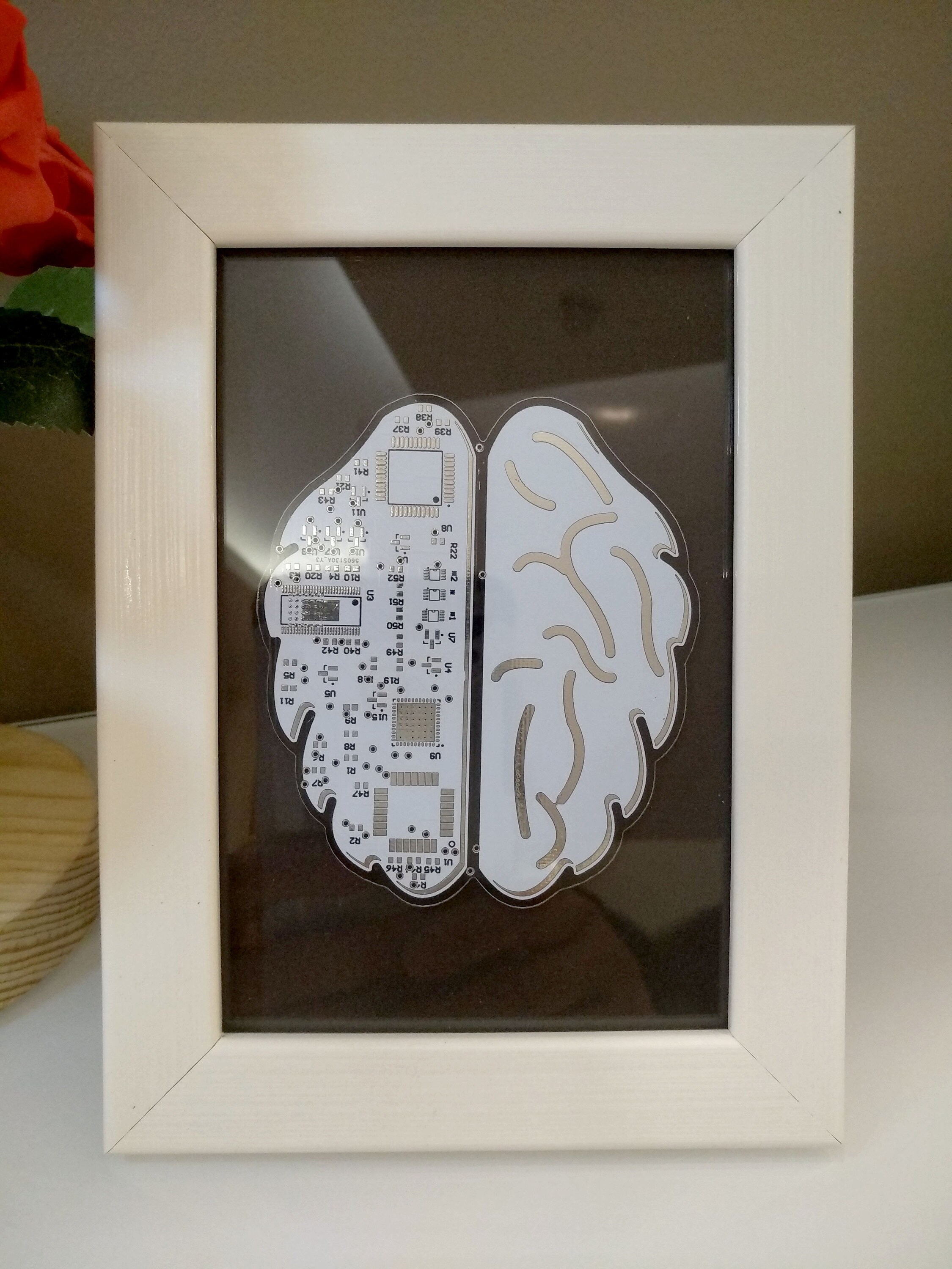 PCB Brain Frame Decoration - Etsy