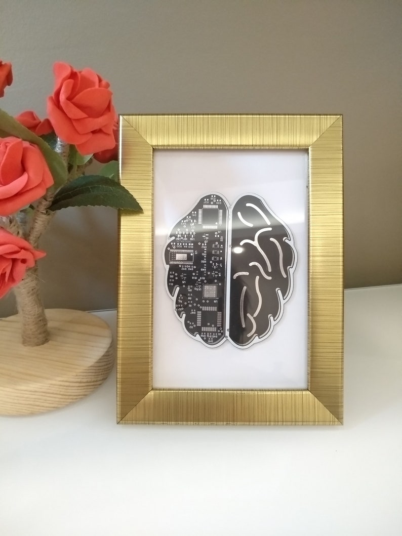 PCB Brain Frame Decoration - Etsy