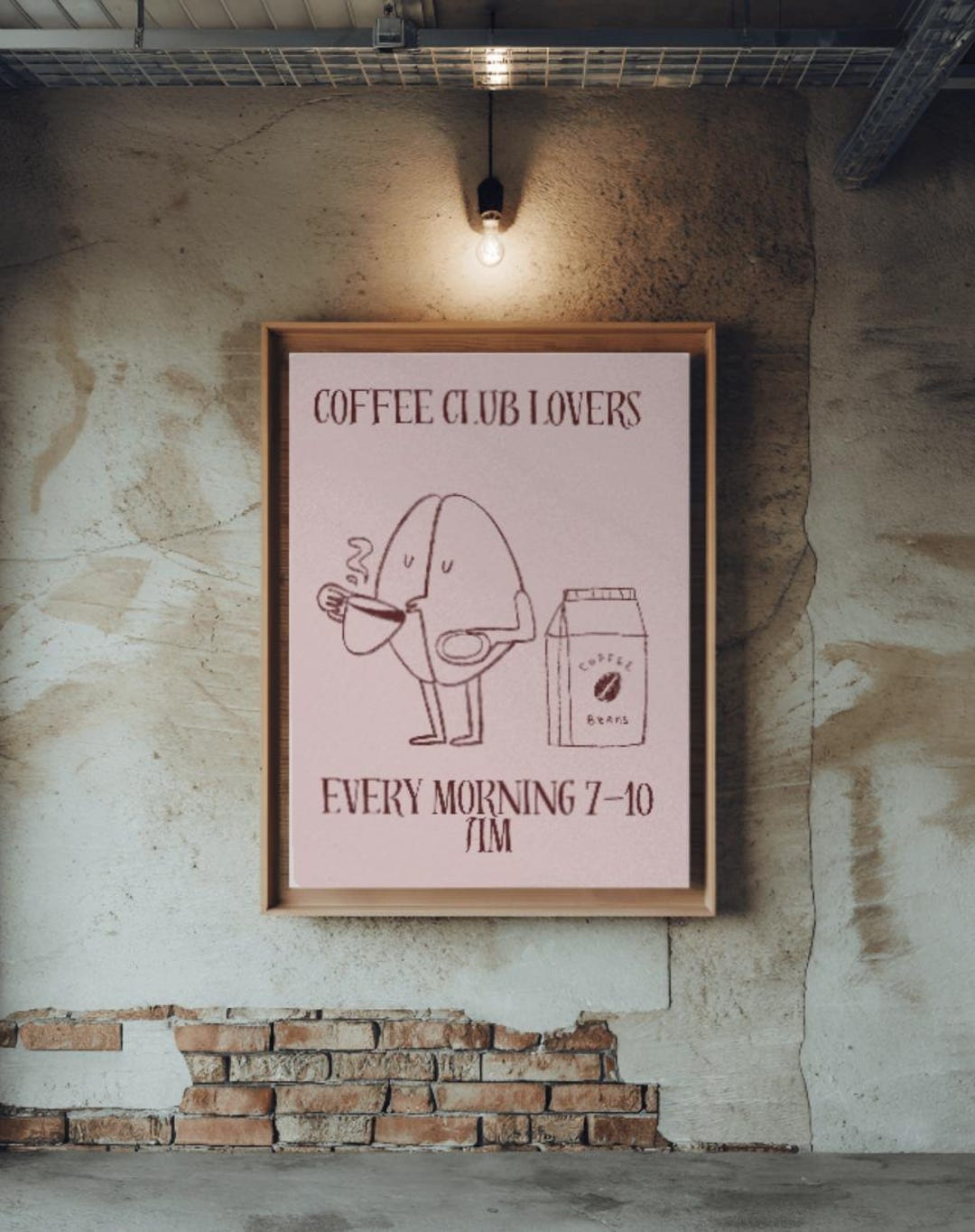 Coffee Shop Printable Poster! Minimalist Printable Wall Decor Coffee ...