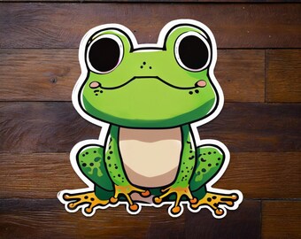 Cute Anime Girl Frog Sticker Kawaii Sticker V2 - Etsy