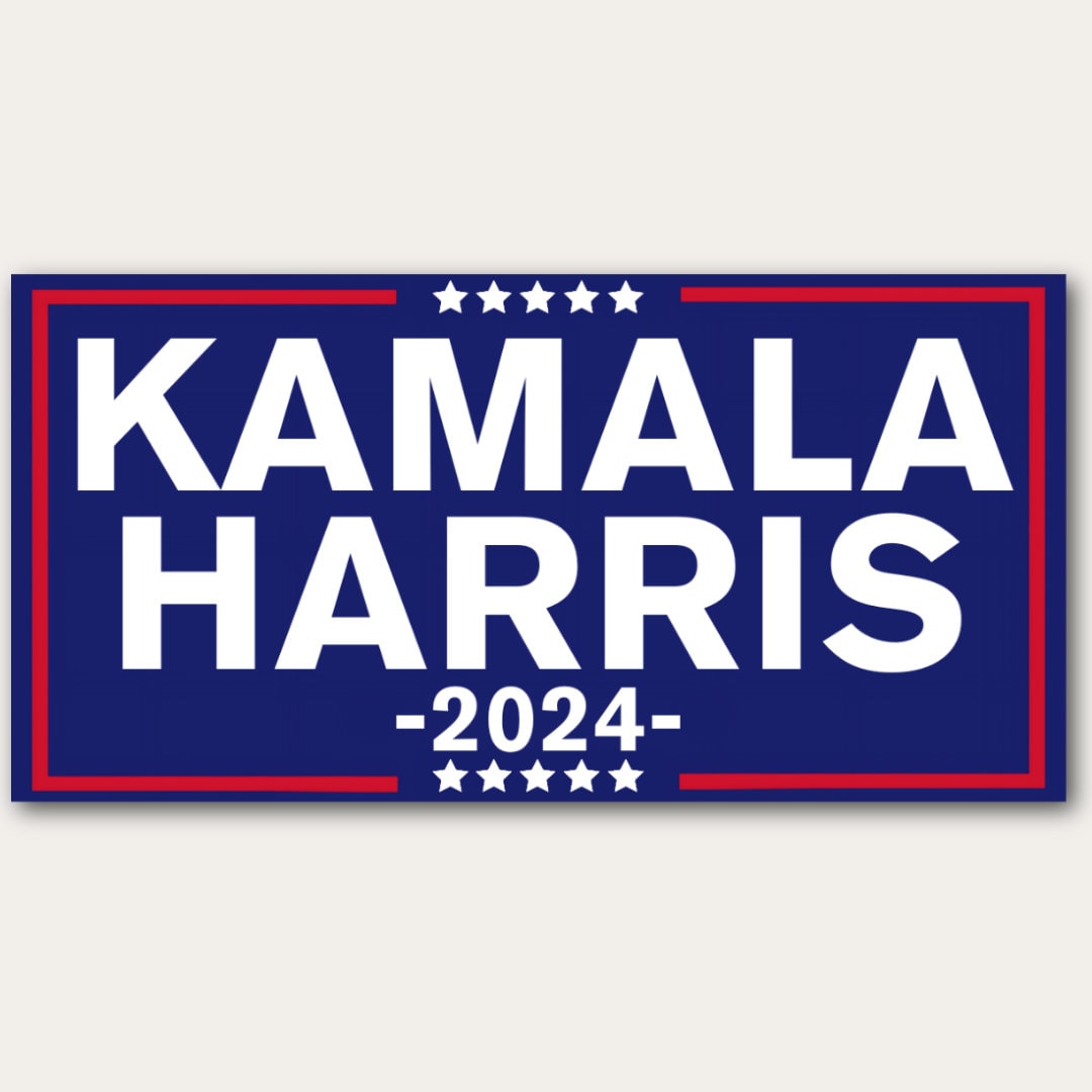Kamala Harris Bumper Sticker | Vinyl Political Sticker | Multiple Sizes ...