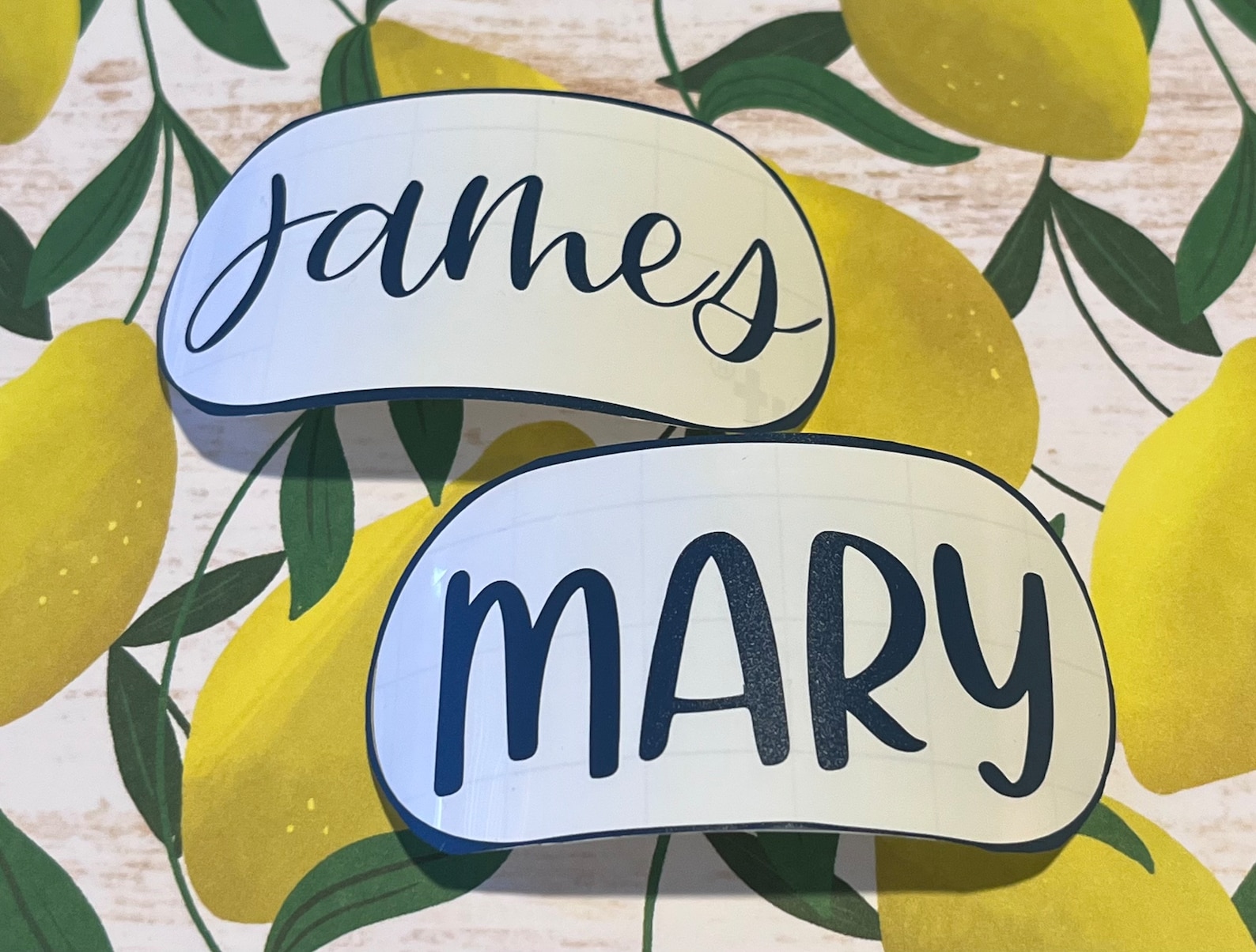 Personalized Vinyl Name Decals: Customized Elegance for Every - Etsy