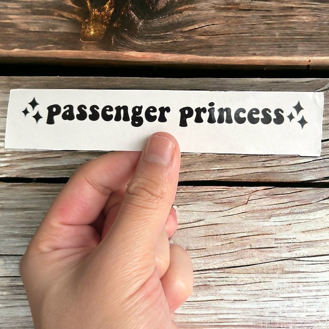 Passenger Princess Sticker, Multiple Sizes and Colors, Passenger ...