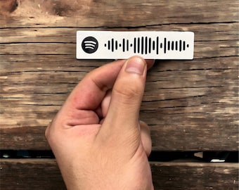 Custom Spotify Code Sticker - Etsy
